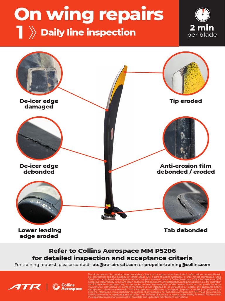 P1 ATR FAL On Wing Repairs Affiches | PDF
