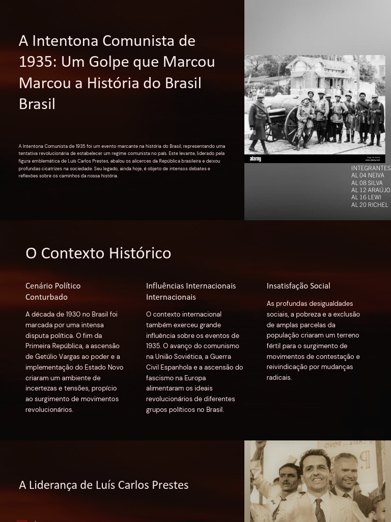 A Intentona Comunista de 1935 Um Golpe Que Marcou a Historia Do Brasil ...