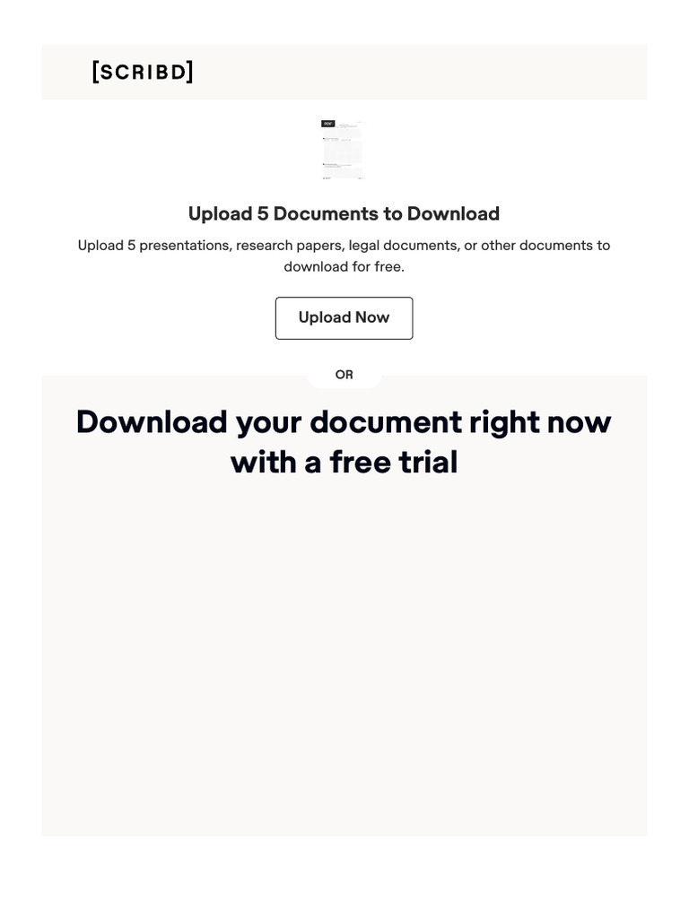 Choose A Plan - Scribd | PDF