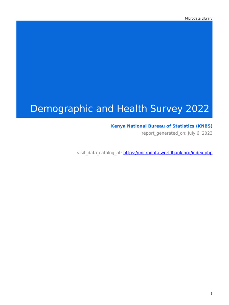 Ddi Documentation English Microdata 5911 | PDF | Sampling (Statistics ...