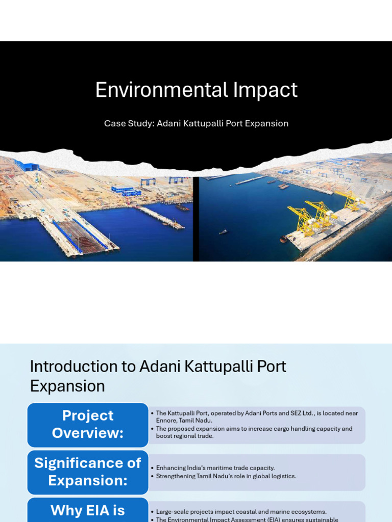 Adani Kattupalli Port Expansion EIA Insights | PDF | Coral Reef ...