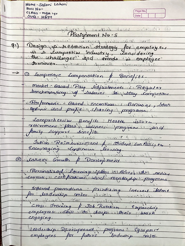 HRM Assignment 5 | PDF