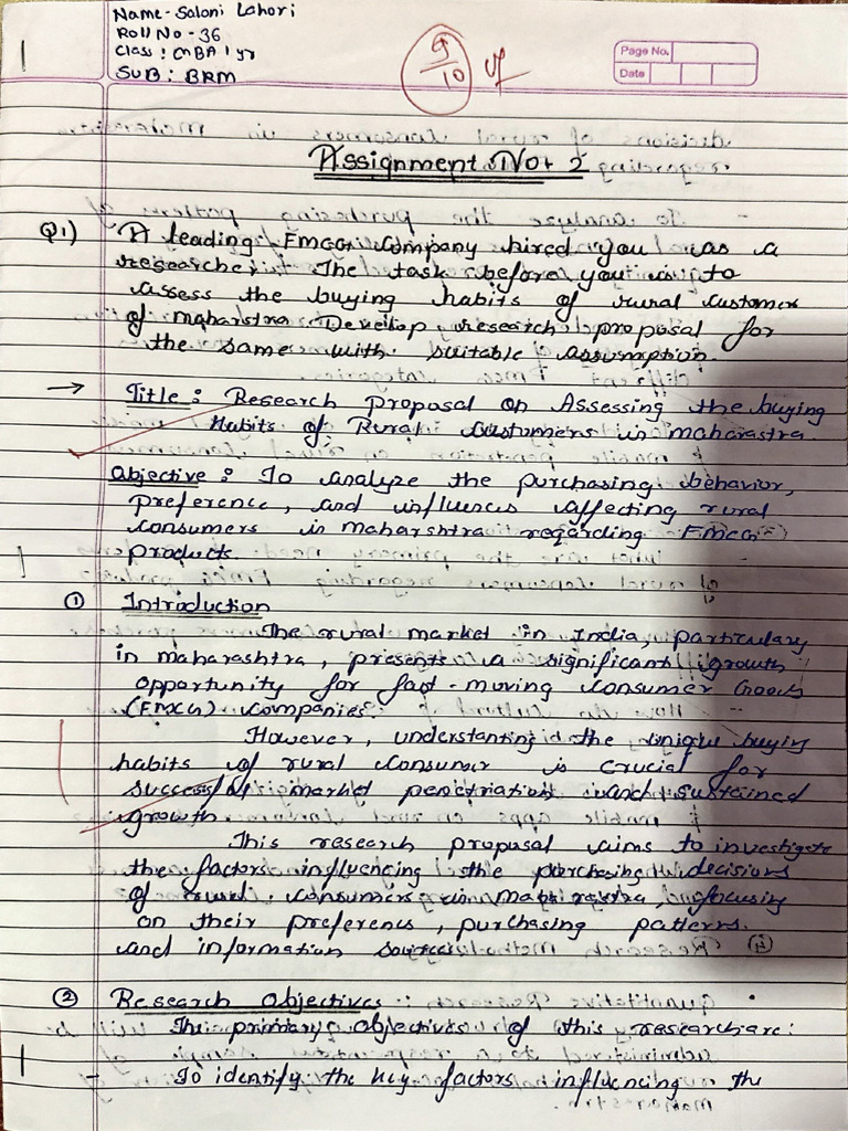 BRM Assignment 2 | PDF