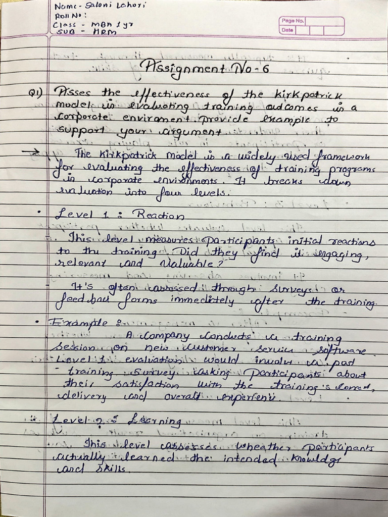 HRM Assignment 6 | PDF