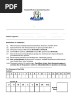 NCE 2024 Mathematics | PDF | Area | Circle