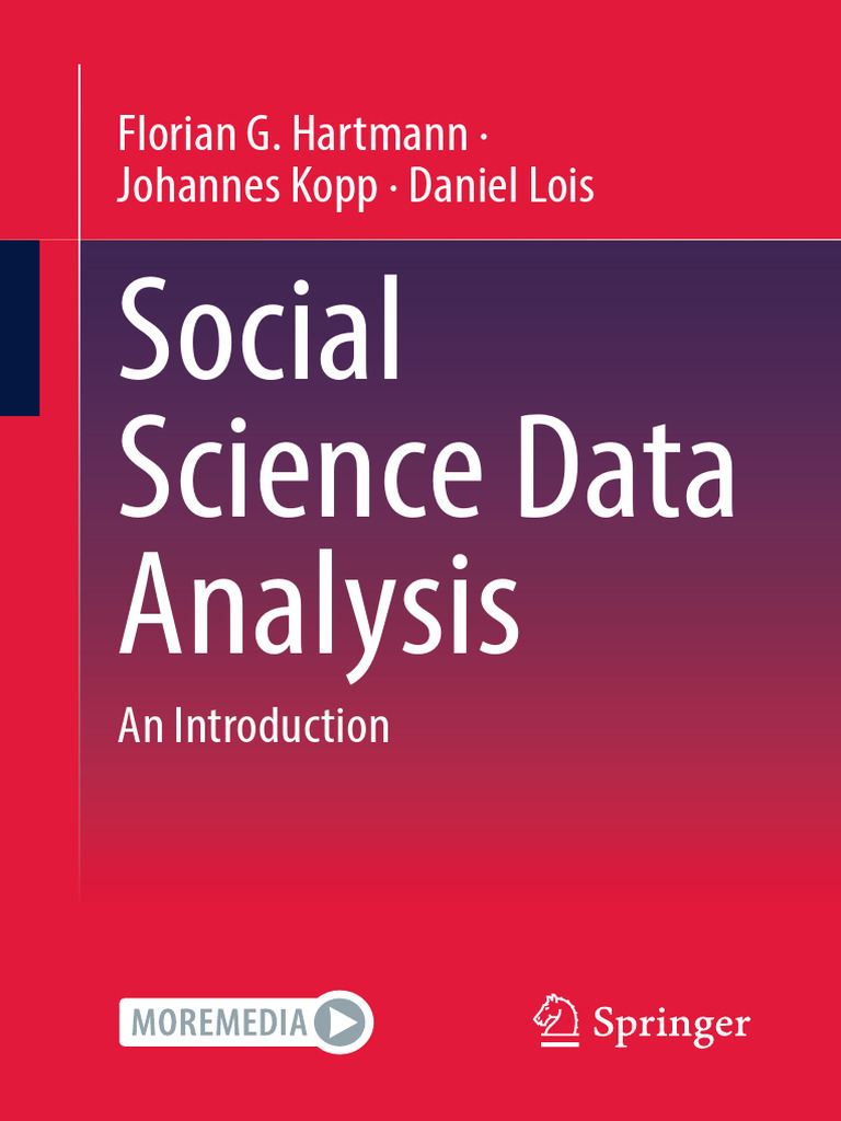 Social Science Data Analysis An Introduction 3658412291 9783658412296 Compress | PDF | Science ...