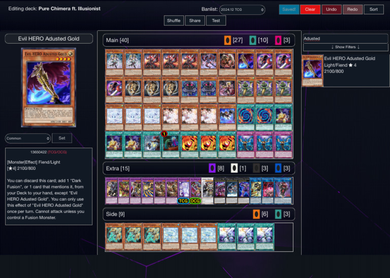 Pure Chimera Ft. Illusionist - Dueling Nexus - Deck Editor 2 | PDF ...