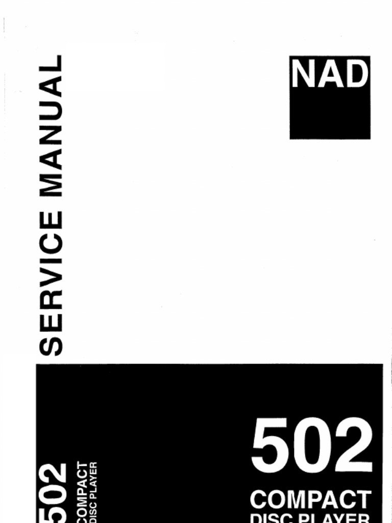 NAD 502 CD SM | PDF