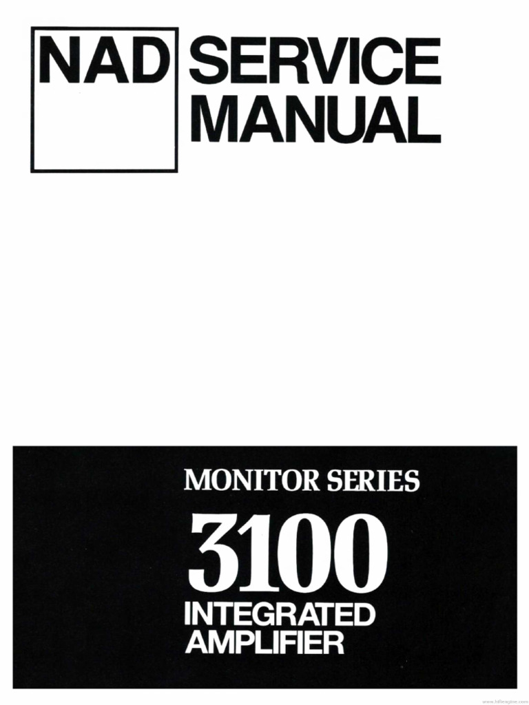 Nad 3100 | PDF