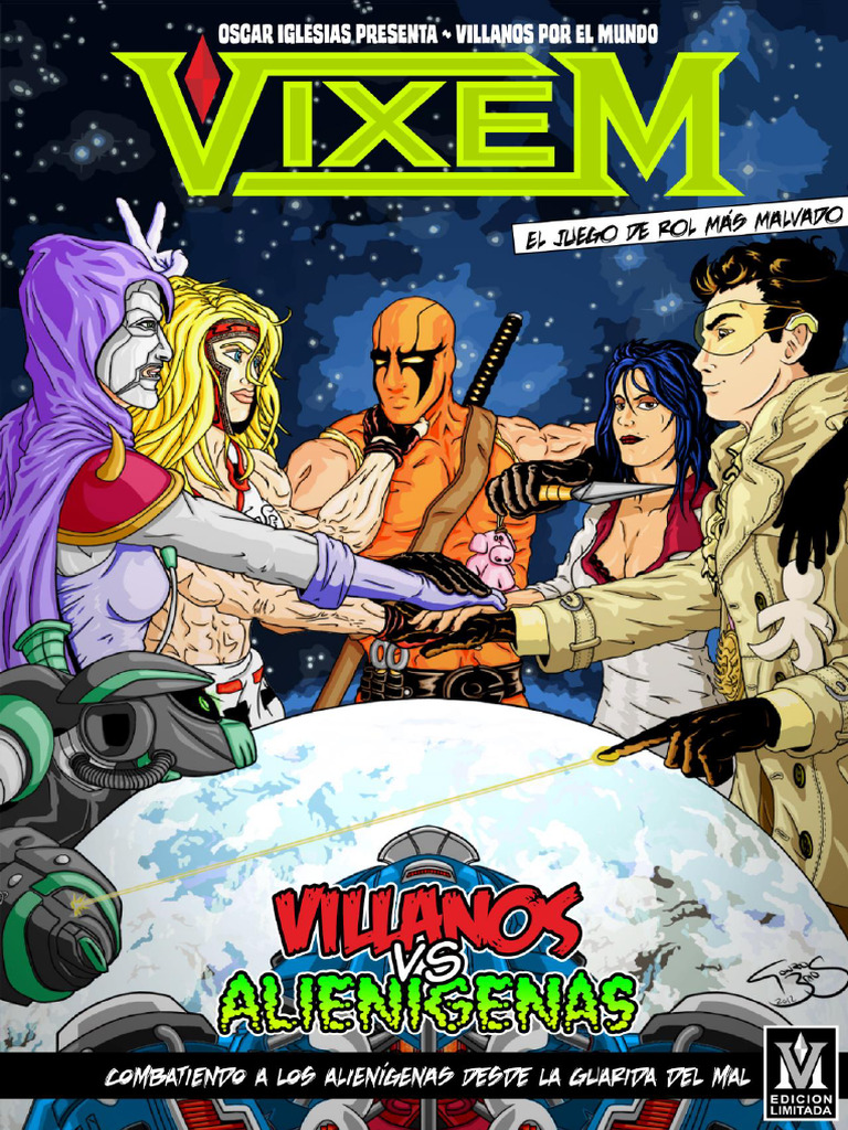VixeM: Juego de rol de villanos | PDF | Calabozos y Dragones