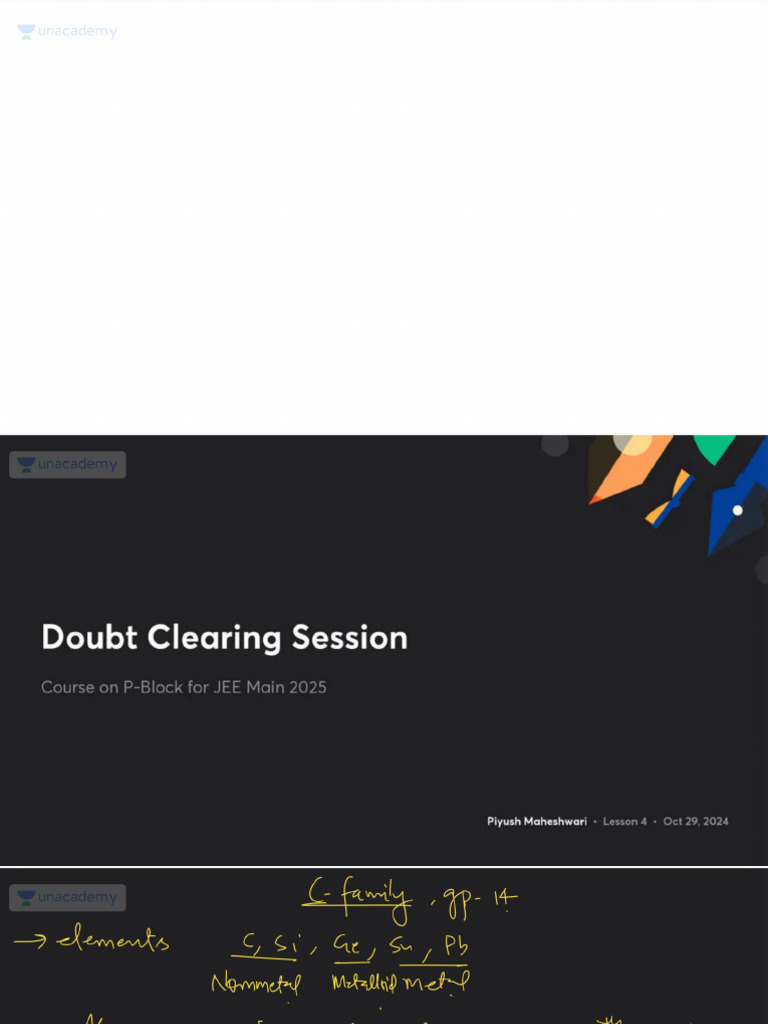 Doubt Clearing Session With Anno | PDF