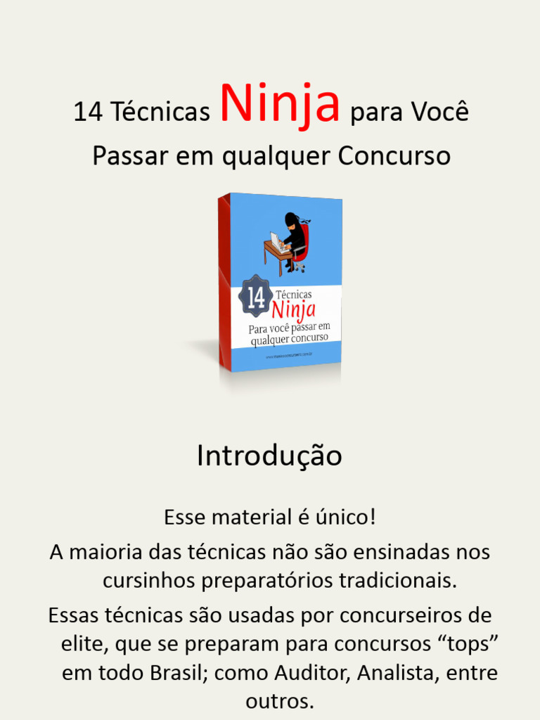 14 Tecnicas Ninja | PDF