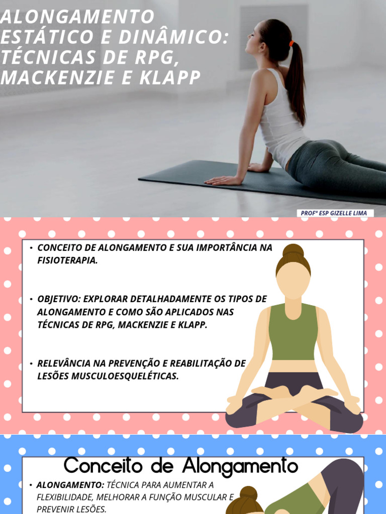 Alongamento, Mackenzie, RPG e Klapp | PDF