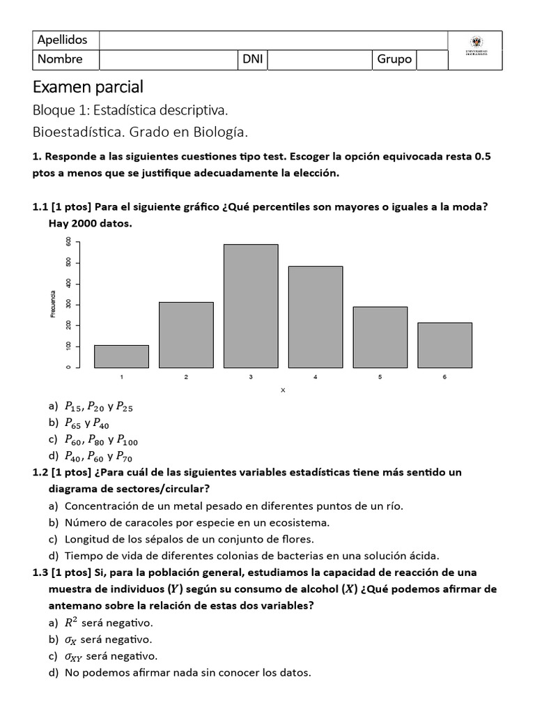 Simulacro 1 Parcial Tema 1 | PDF