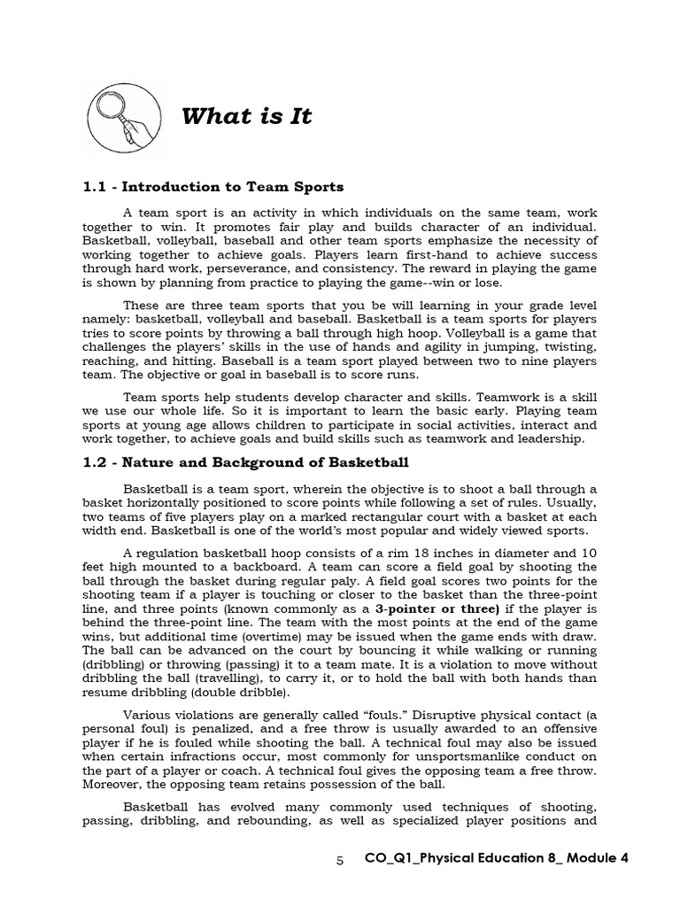 Pathfit4 Basketball Semi-Finals | PDF | Sports | Team Sports