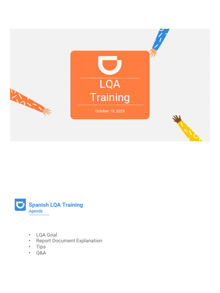 DiDi LQA Training Oct2023 | PDF | Software Bug | Software