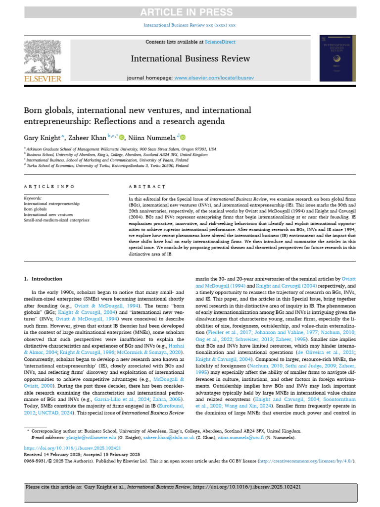Born-globals--international-new-ventures--and-internatio_2025_International- | PDF ...