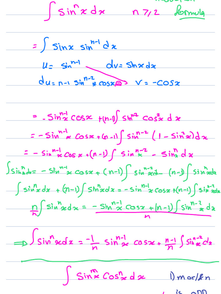 Trig. Integral | PDF