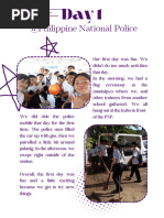 My OJT Journal Week 1 (WCPD) : Monday 7:00am - 5:00pm | PDF | Lifestyle