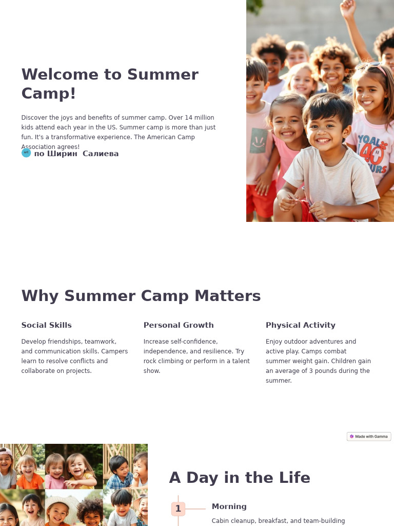 Welcome To Summer Camp | PDF | Camping