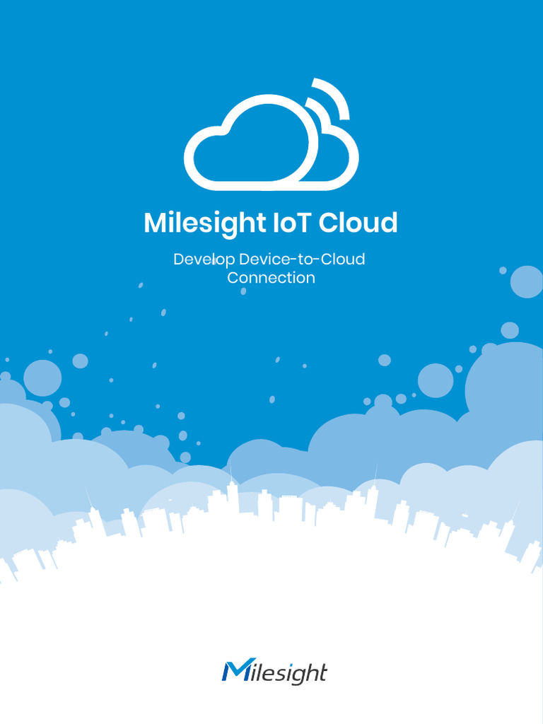 Milesight Iot Cloud Ebook | PDF | Internet Of Things | Cloud Computing
