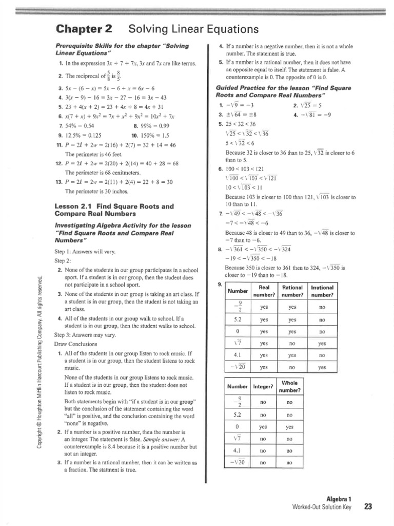 CH 2 TB Solutions A1 | PDF