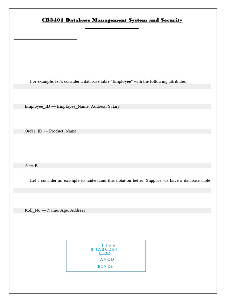 CB3401 Database Management and Security Unit-2 | PDF | Databases | Data