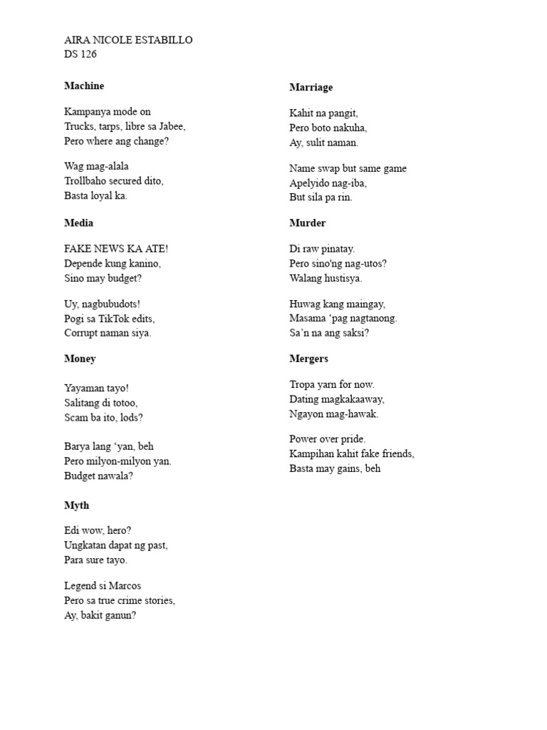 7Ms Haikus | PDF