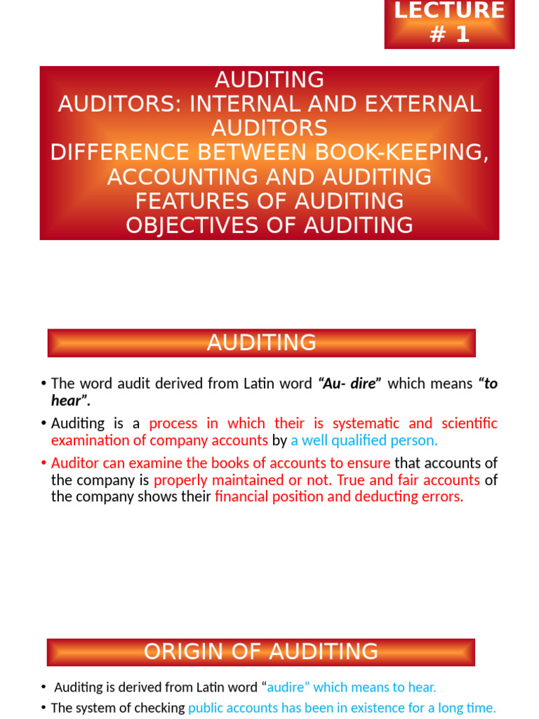 Introduction To Auditing | PDF | Audit | Accounting