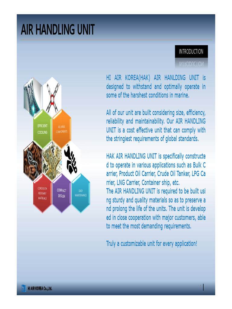 Merchant_air Handling Unit | PDF | Mechanical Engineering ...