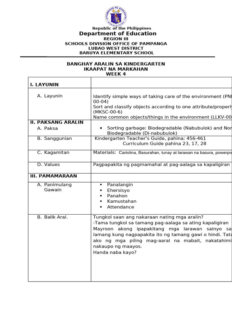 FINAL-LP-COT-WEEK-4 | PDF