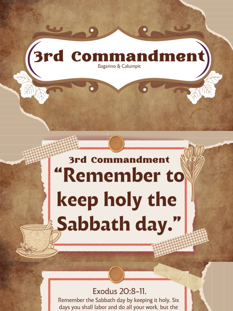 3rd Commandment | PDF