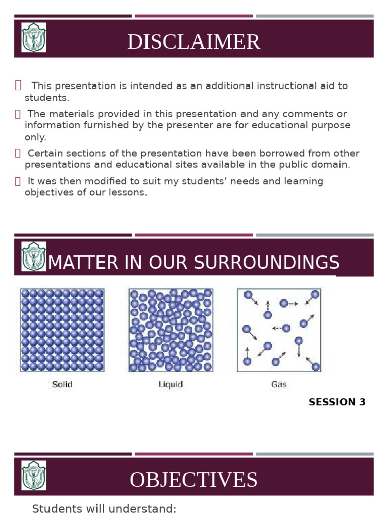Class IX - Chem - PPT 4 Chapter 1 - Matter in Our Surroundings | PDF | Evaporation | Liquids