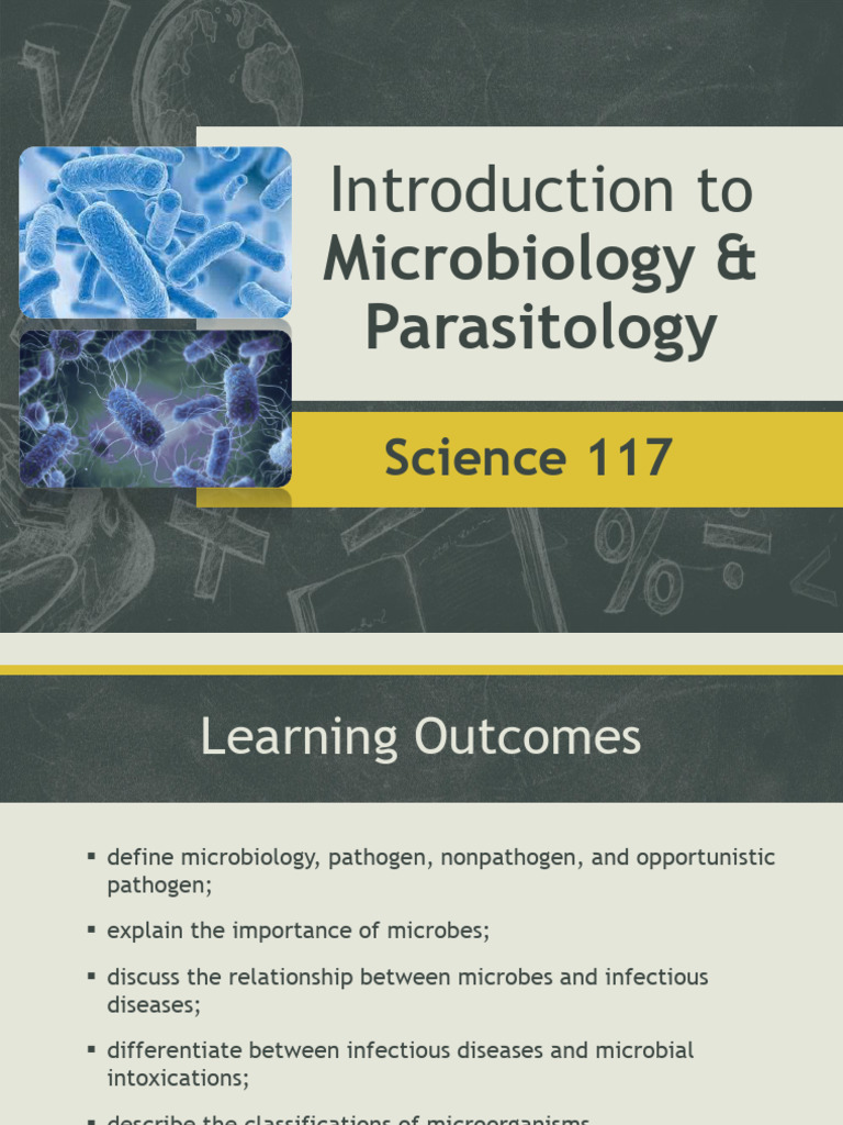 Chapter 1 Intro To Microbiology Parasitology | PDF | Microorganism ...