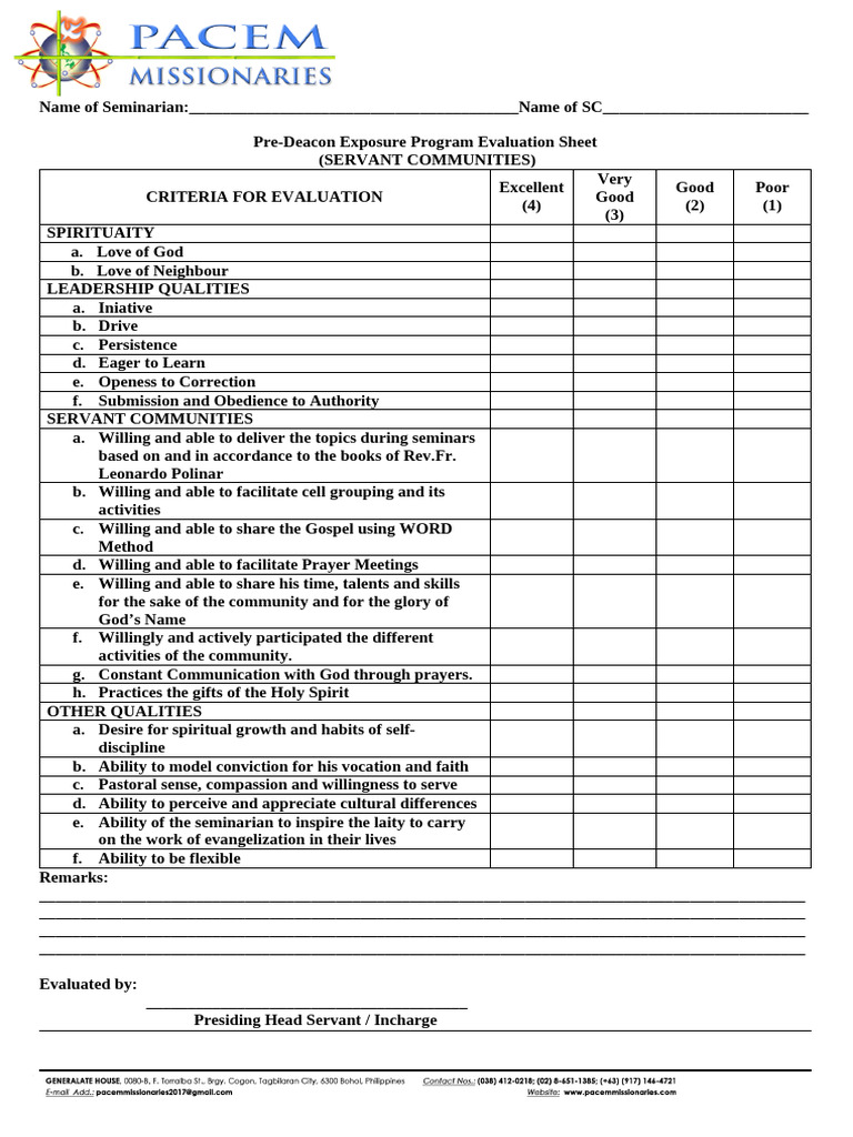 2025 2 Pre Deacon SC Exposure Evaluation Final | PDF