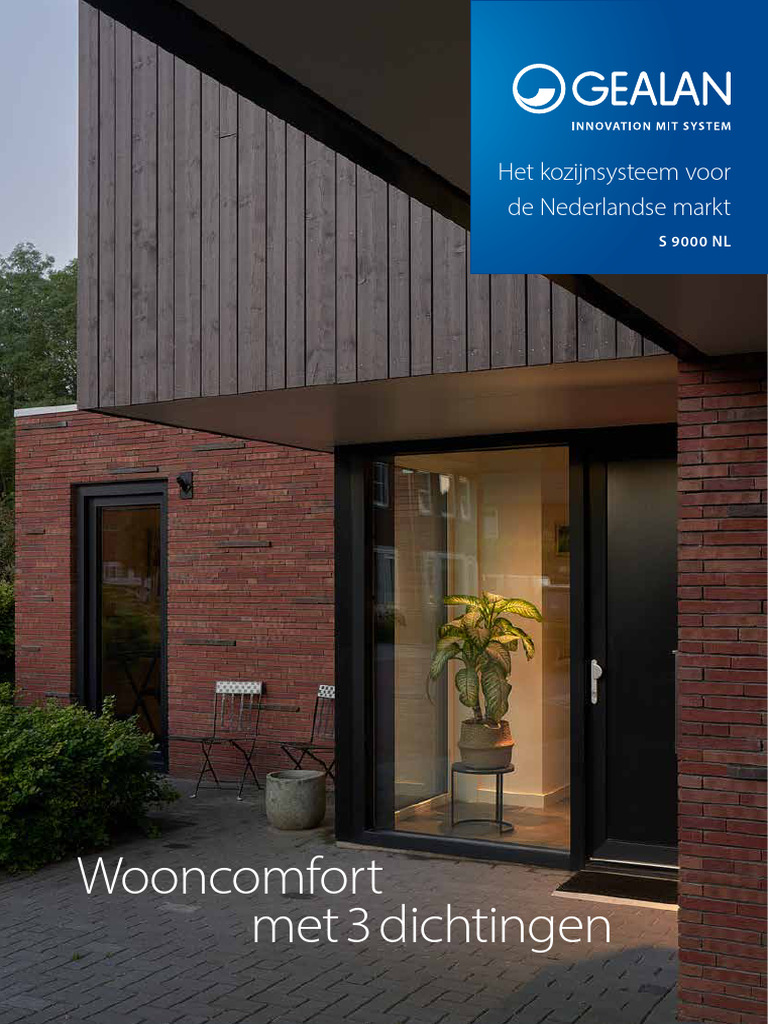 Wooncomfort Met 3 Dichtingen: Het Kozijnsysteem Voor de Nederlandse ...