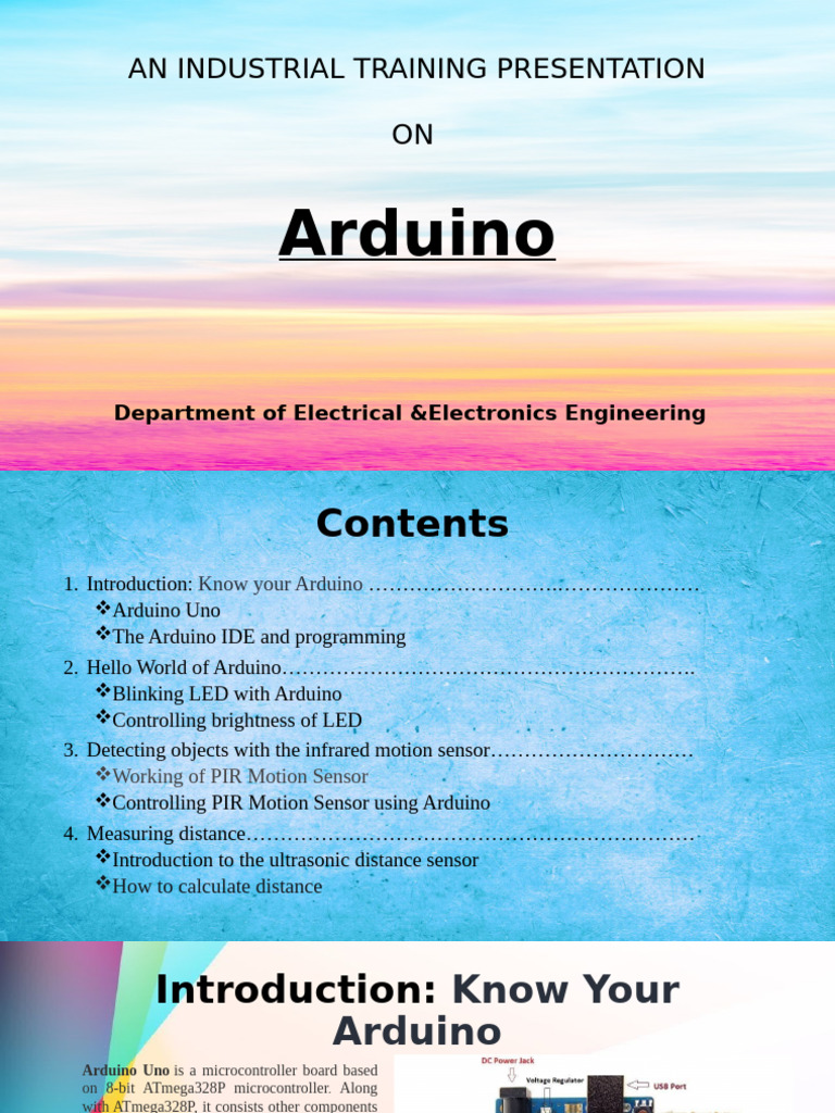 Arduino-Step by Step | PDF | Arduino | Electronics