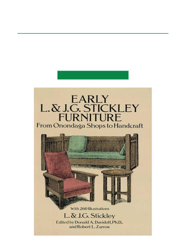 Early L. & J. G. Stickley Furniture From Onondaga Shops To Handcraft ...