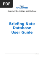 Briefing Note Format Example | PDF