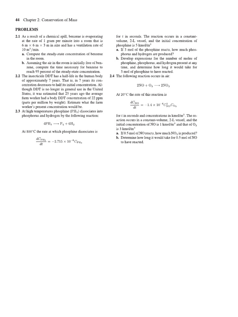 Chapter 2 Problems | PDF