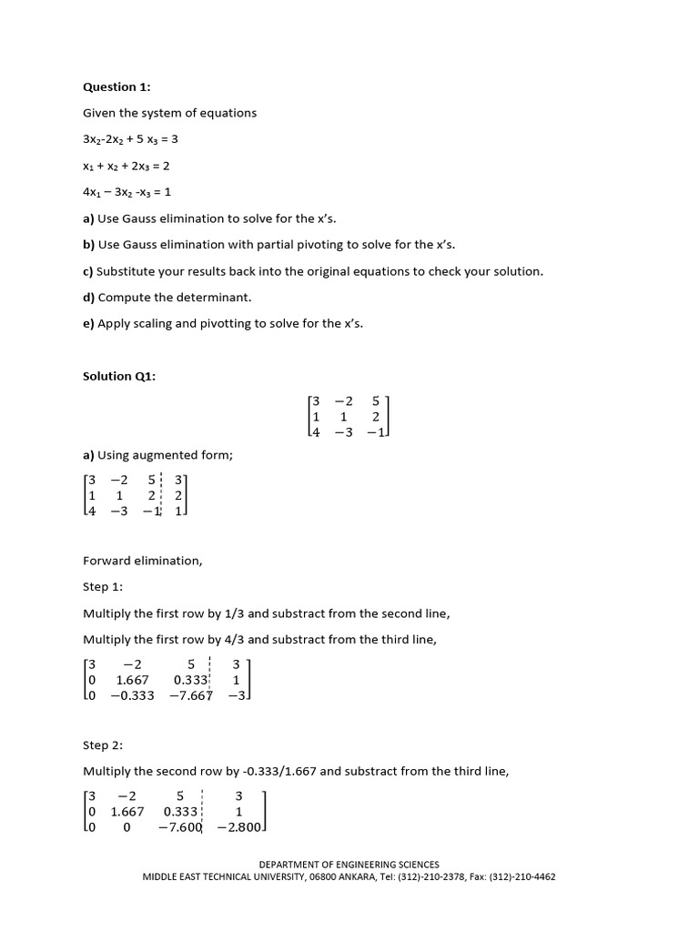 Sample Questions 2 | PDF | Determinant | Matrix (Mathematics)