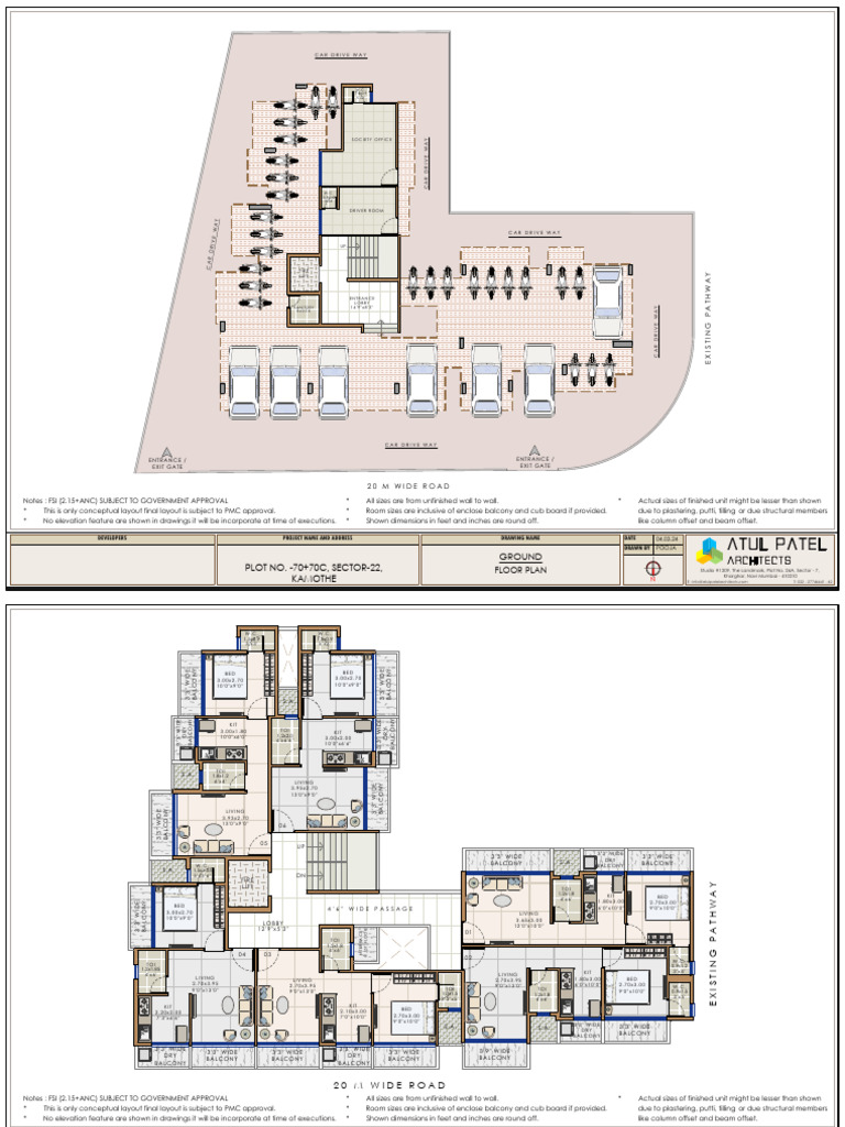 Ground and Floor Plan Layouts | PDF