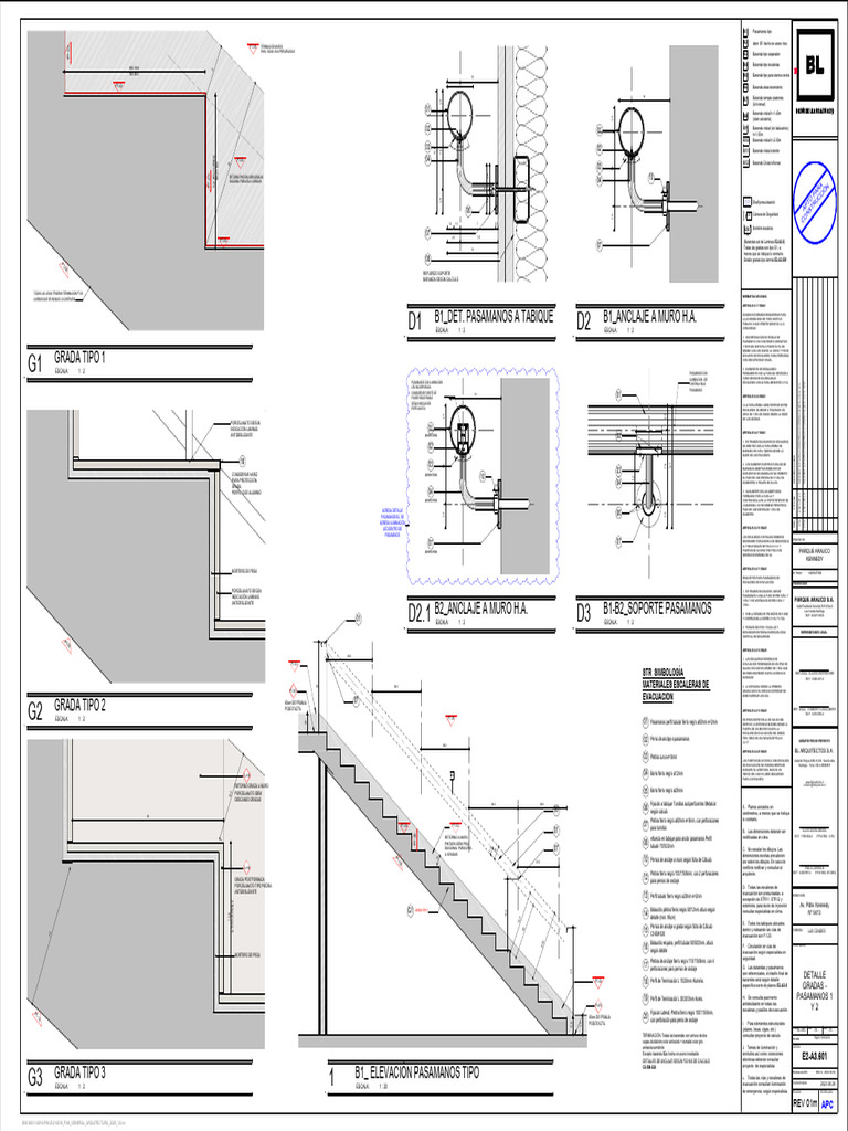 Diseño de Barandas para Gradas | PDF