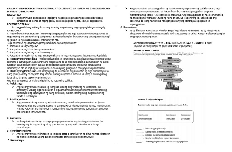 Ap8 - Asynchronous Activity - March 3, 2025 | PDF