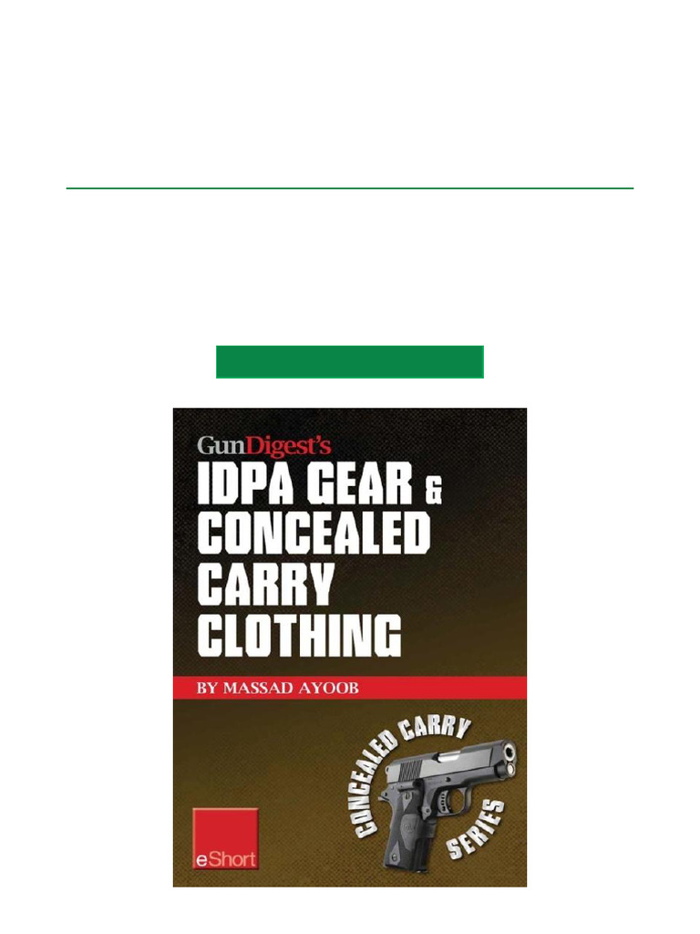 Gun Digests IDPA Gear & Concealed Carry Clothing Eshort Collection ...