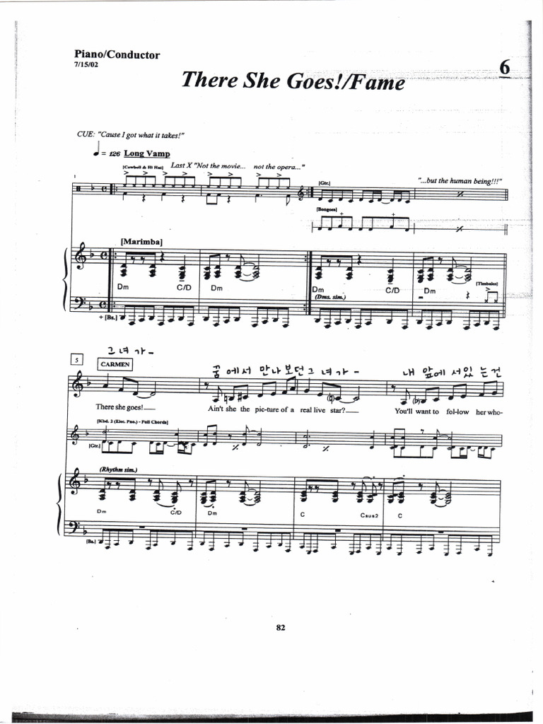 There She Goes! (FAME) | PDF