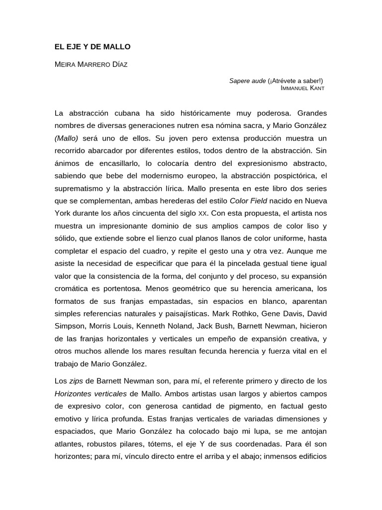 Gonz Mario González Mallo Meira Edit. El eje Y de Mallo | PDF ...