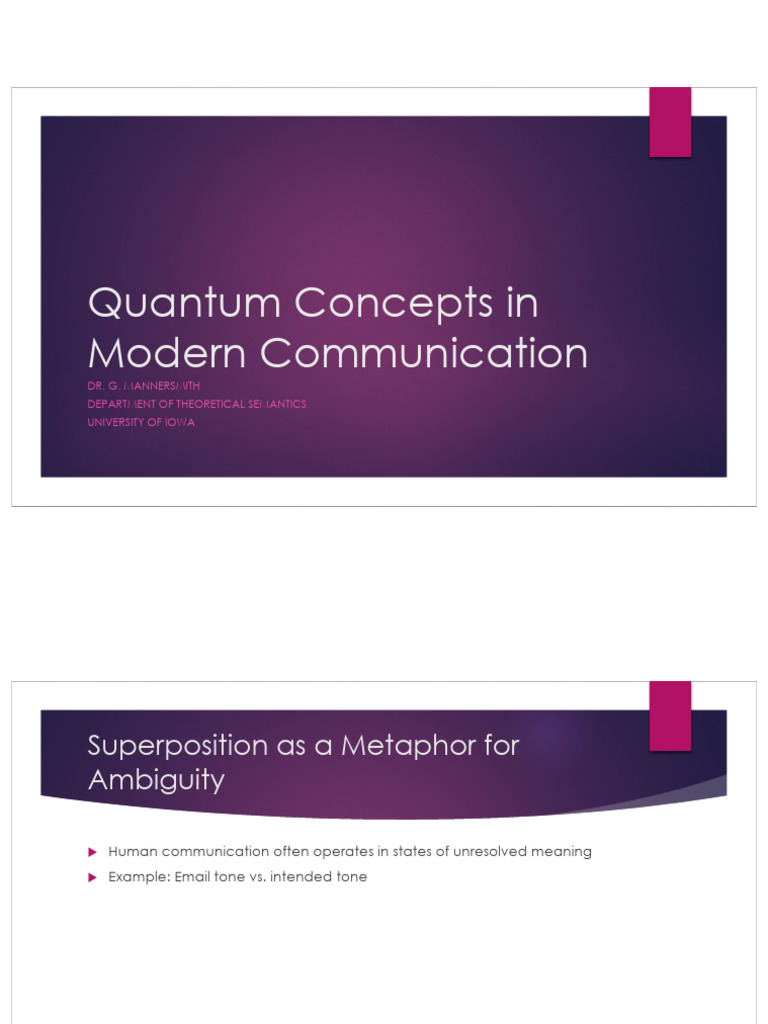 Quantum Communication | PDF