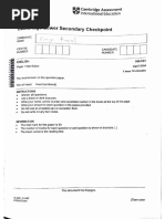 Year 9 Checkpoint Test 2023 | PDF
