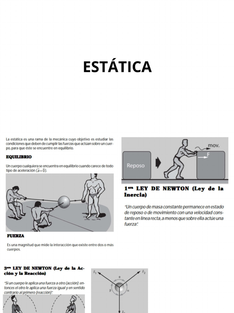 Estática e Hidrostática - Compressed | PDF